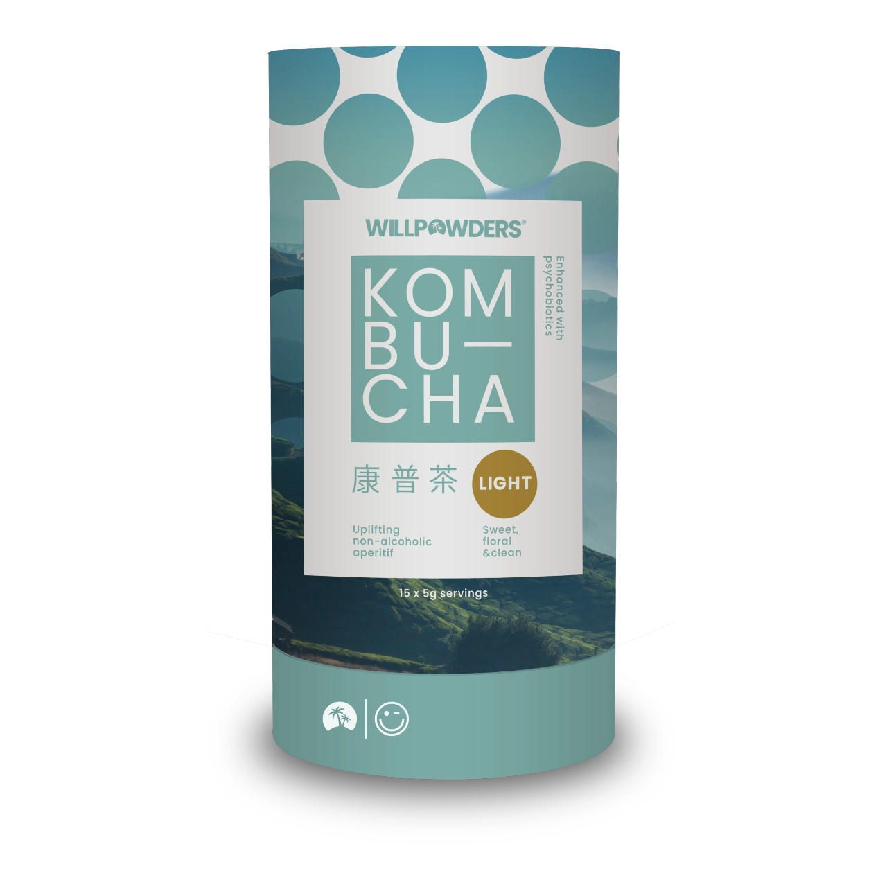 Light Kombucha | 15x Kombucha Powder Sachets | WillPowders