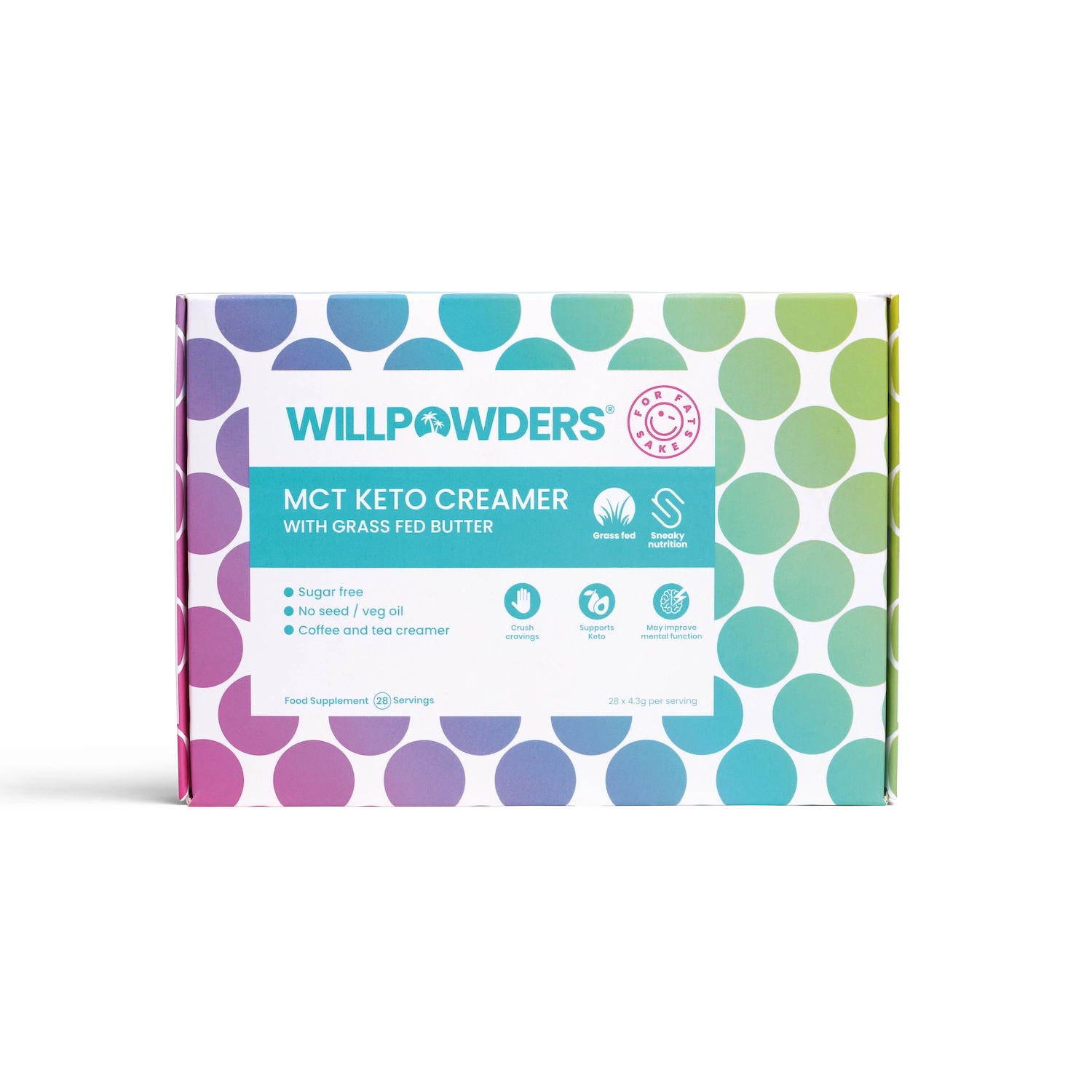 MCT Keto Creamer Travel Sachets | WillPowders